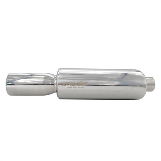 Muffler round id 60mm double stainless steel - UNIVERSAL MUFFLERS ...